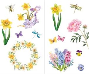 Bunches of Botanicals Sticker Book (Over 500 stickers!)