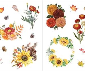 Bunches of Botanicals Sticker Book (Over 500 stickers!)