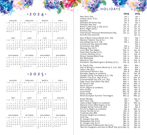 2024-25 Hydrangeas 2-Year Pocket Planner (24-Month Calendar)