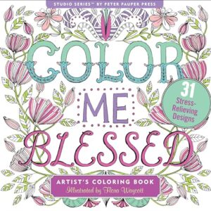 Color Me Blessed Inspirational Adult Coloring Book (31 stress-relieving designs) (Studio Series Artist's Coloring Book)