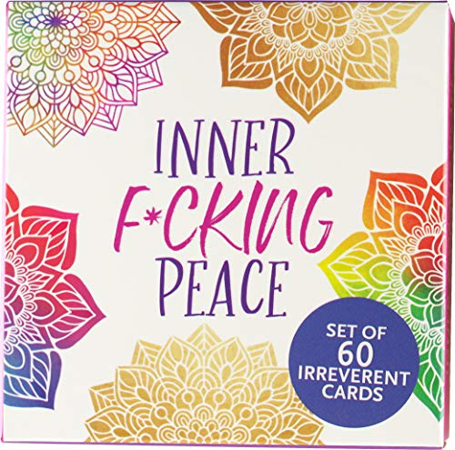 Inner Fucking Peace Motivational Card Deck (60 Pack)