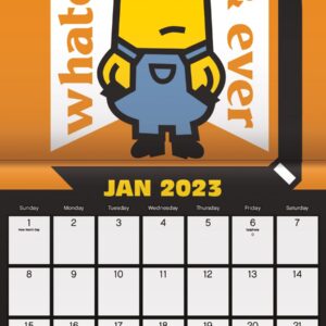 2023 Minions: The Rise of Gru Wall Calendar