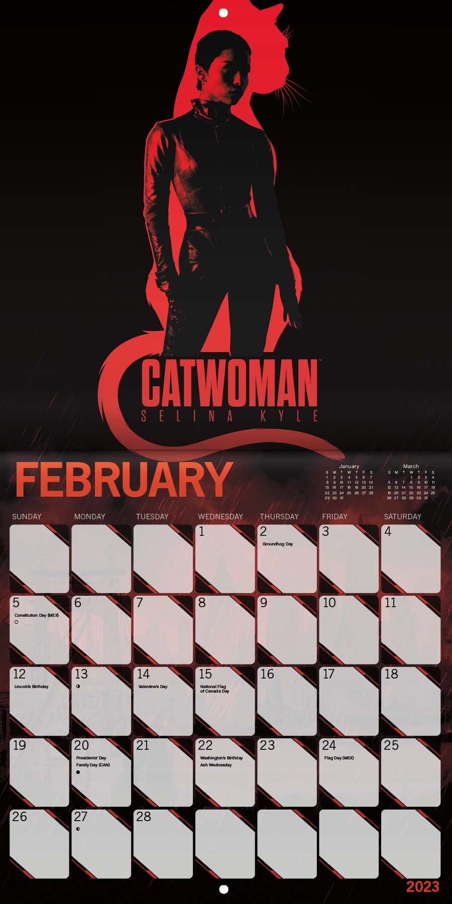 2023 DC Comics The Batman Wall Calendar