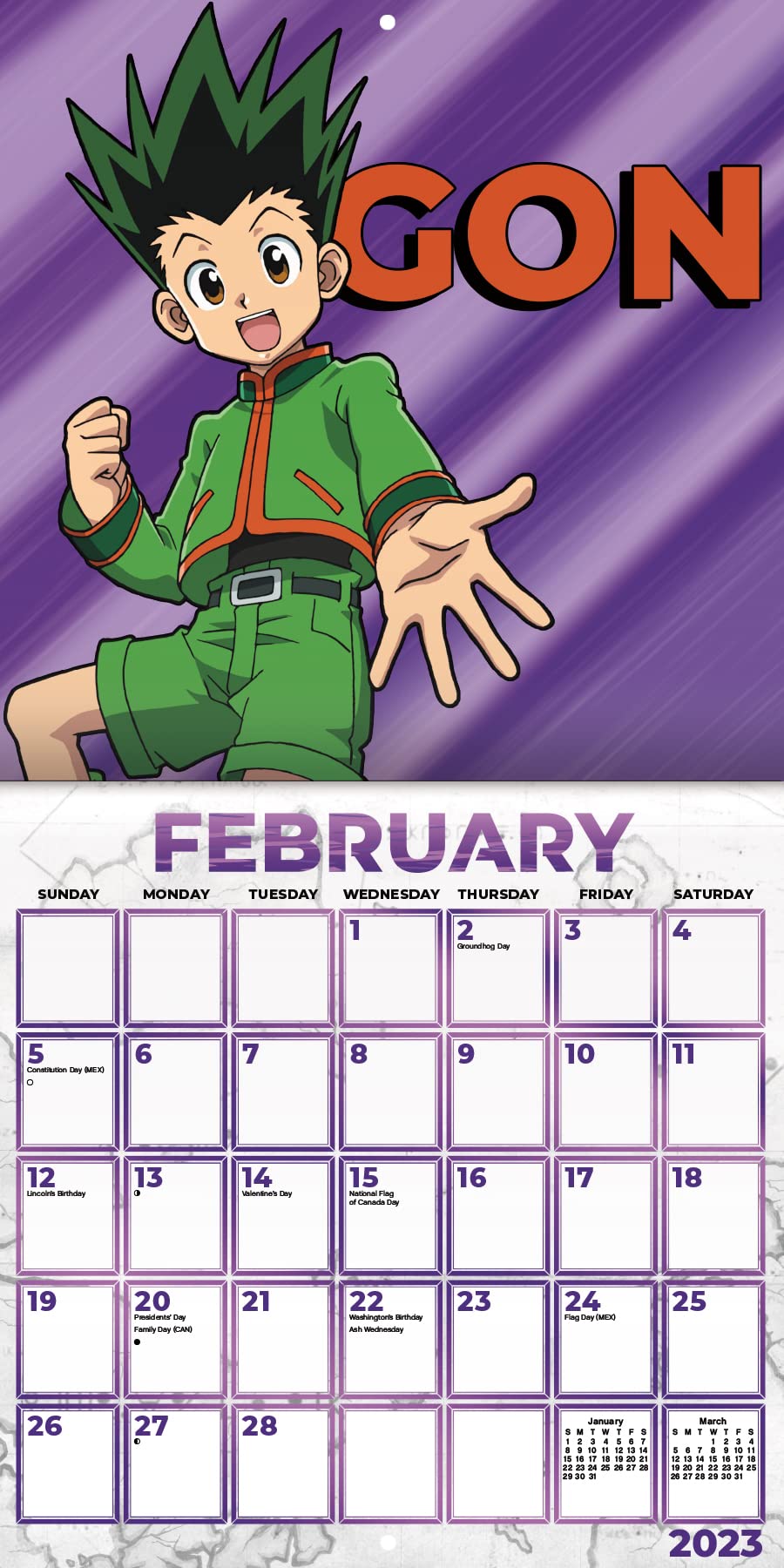 2023 Hunter x Hunter Wall Calendar