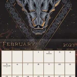 2023 Game of Thrones: House of the Dragon Wall Calendar