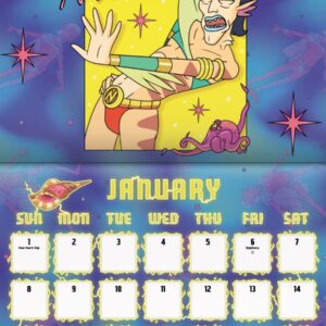 2023 Cartoon Network Rick and Morty Mini Wall Calendar