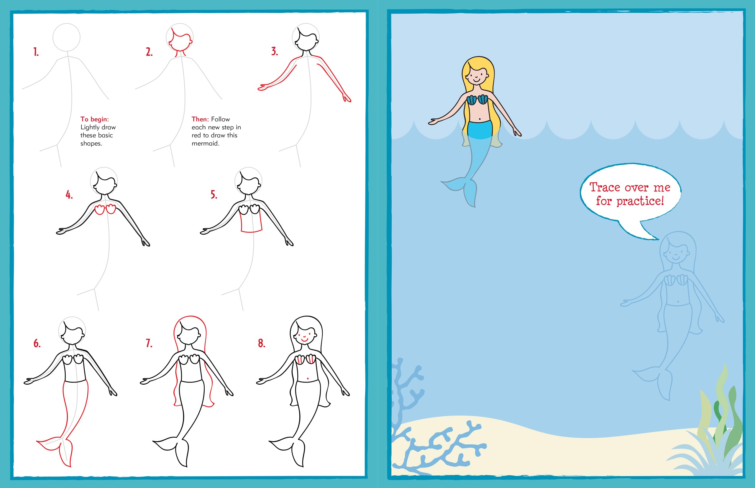 Learn to Draw... Unicorns, Mermaids & More (Easy Step-by-Step Drawing Guide)