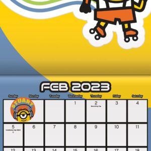 2023 Minions: The Rise of Gru Wall Calendar