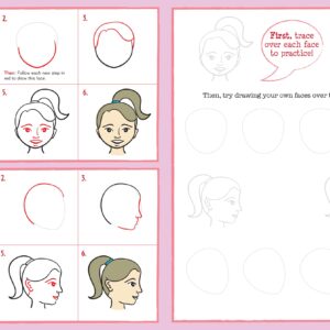 Learn to Draw... Faces (Easy Step-by-Step Drawing Guide) (Young Artist)