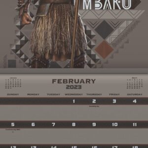 2023 Marvel Black Panther: Wakanda Forever Wall Calendar