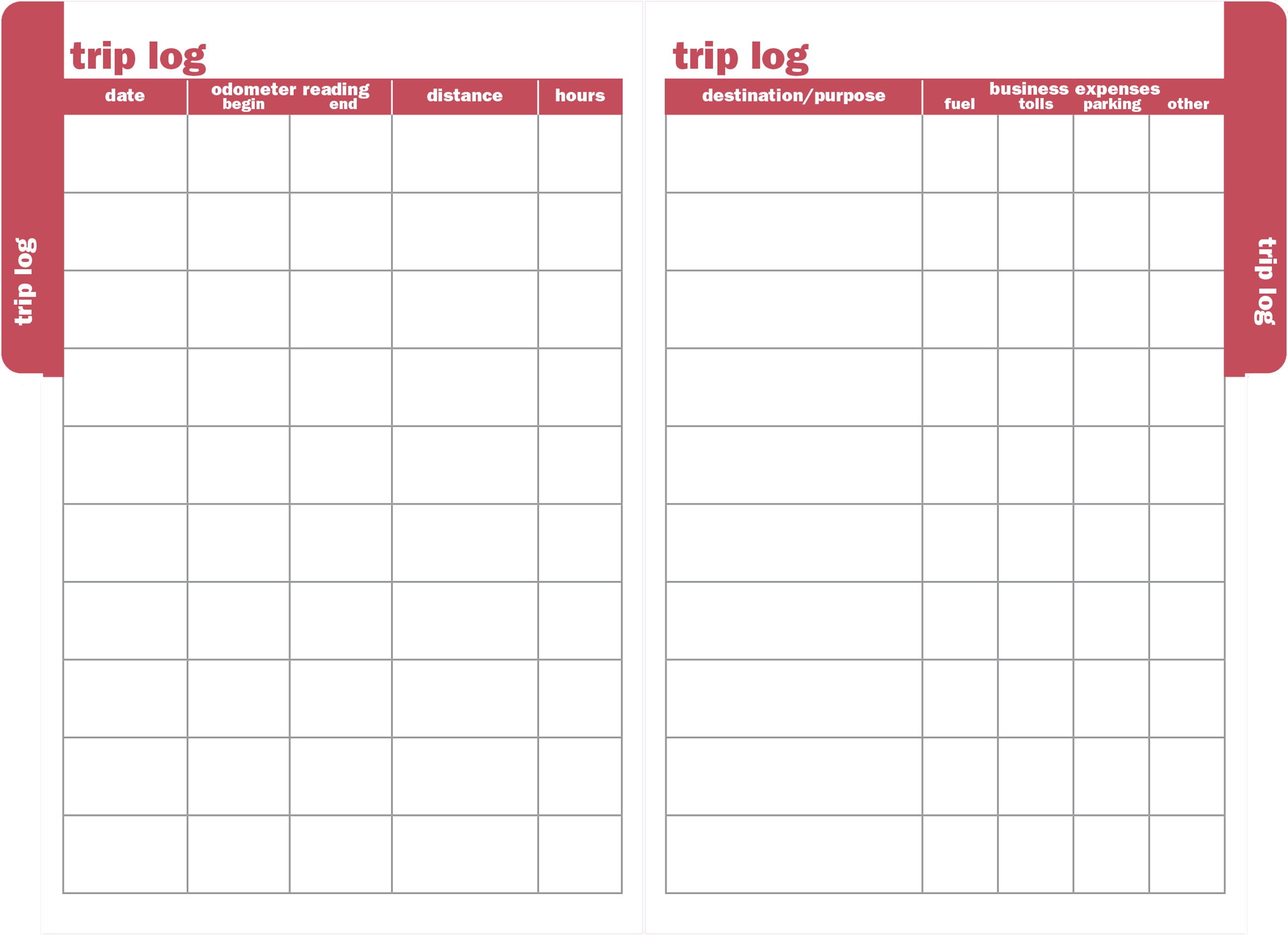 Auto Log Book (Mileage, Maintenance, and Expense Tracker)