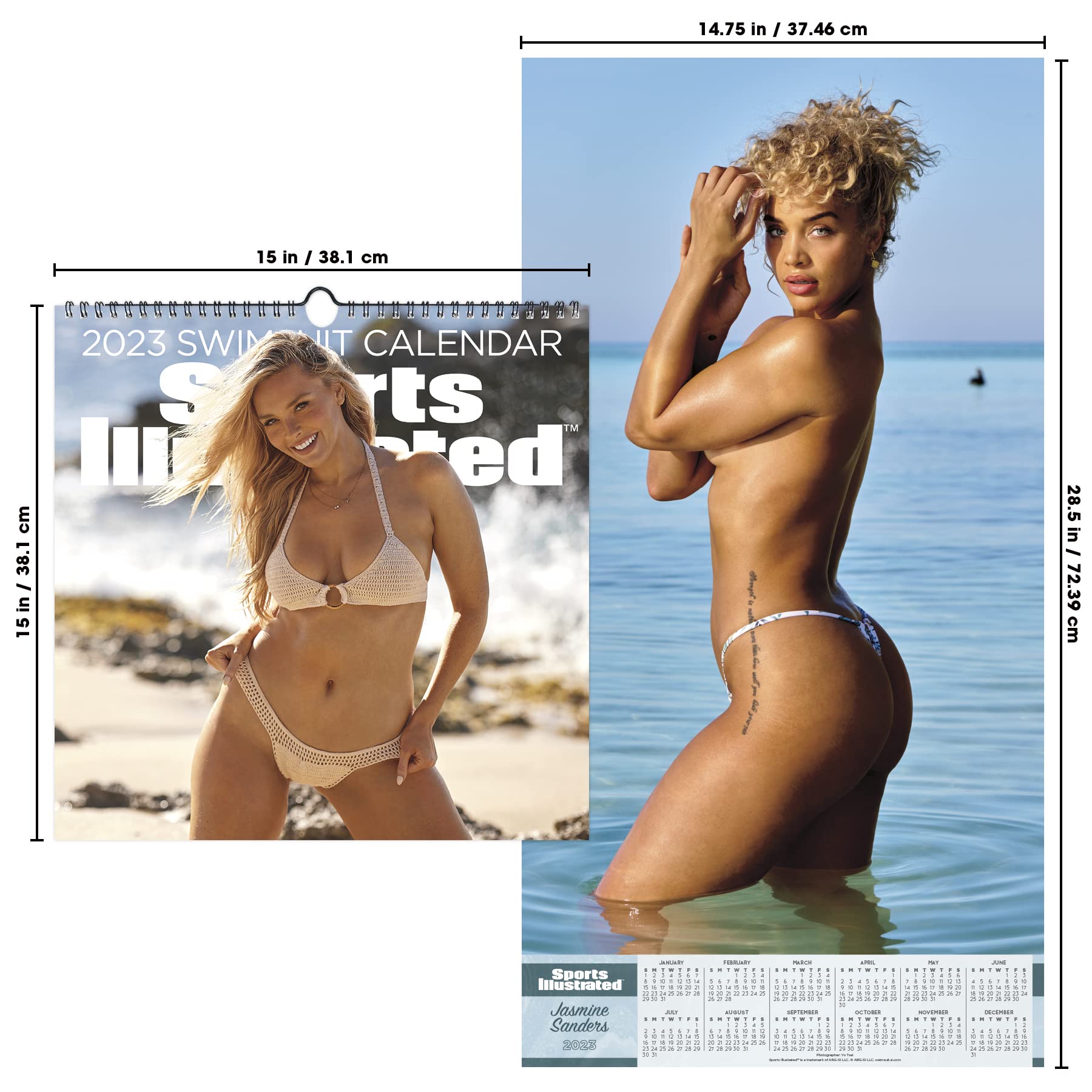 2023 Sports Illustrated Swimsuit Deluxe Wall Calendar