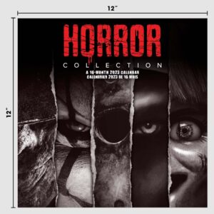 2023 Horror Collection Wall Calendar (Bilingual French) (French Edition)