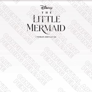 2024 disney the little mermaid (live action) wall calendar