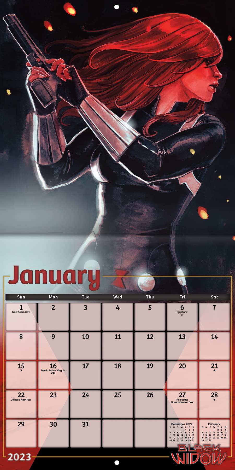 2023 Marvel Women of Marvel Wall Calendar