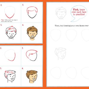 Learn to Draw... Faces (Easy Step-by-Step Drawing Guide) (Young Artist)