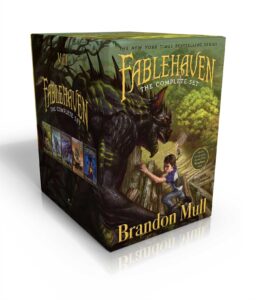 fablehaven complete set (boxed set): fablehaven; rise of the evening star; grip of the shadow plague; secrets of the dragon sanctuary; keys to the demon prison