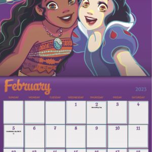 2023 Disney Princess Mini Wall Calendar