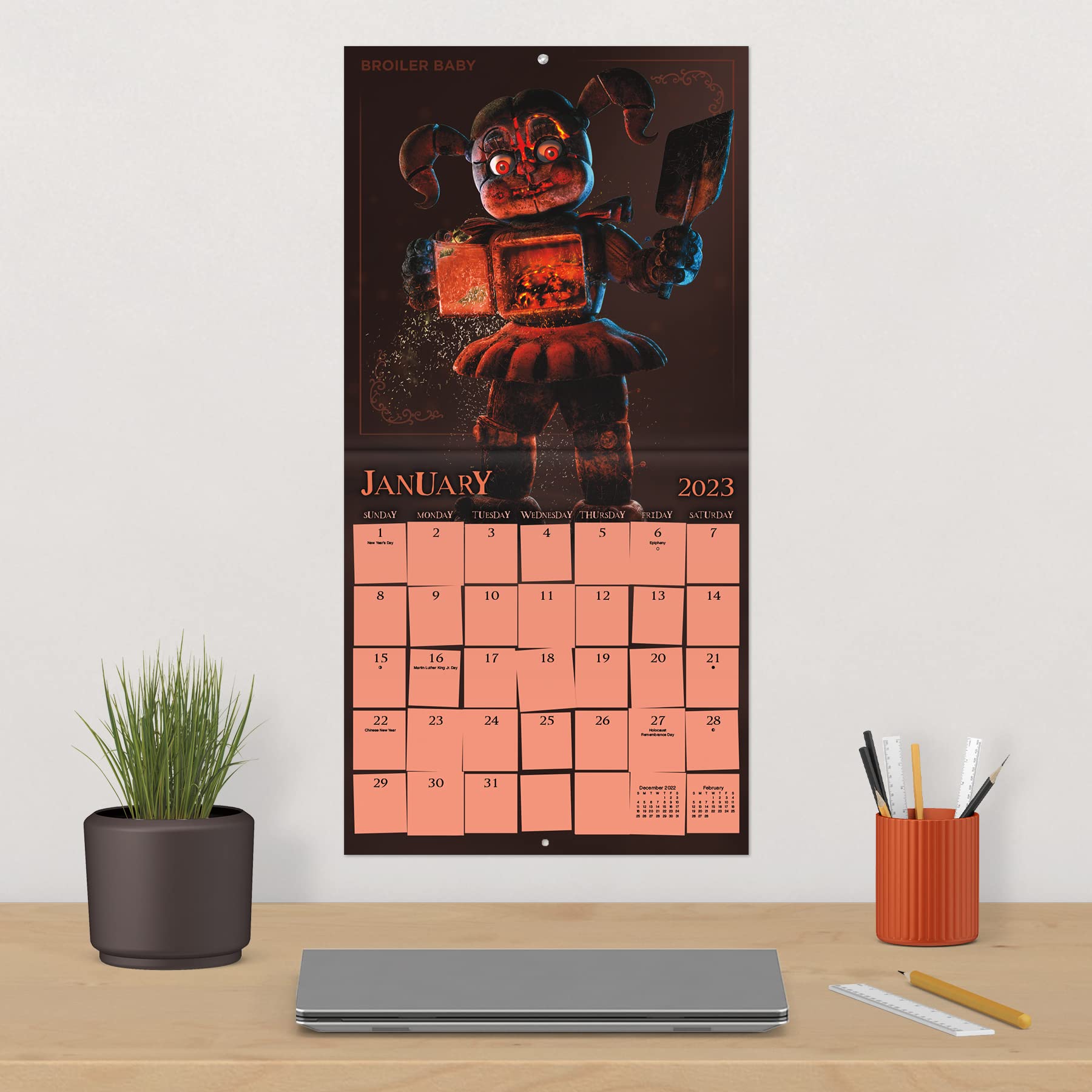 2023 Five Nights at Freddy's Wall Calendar