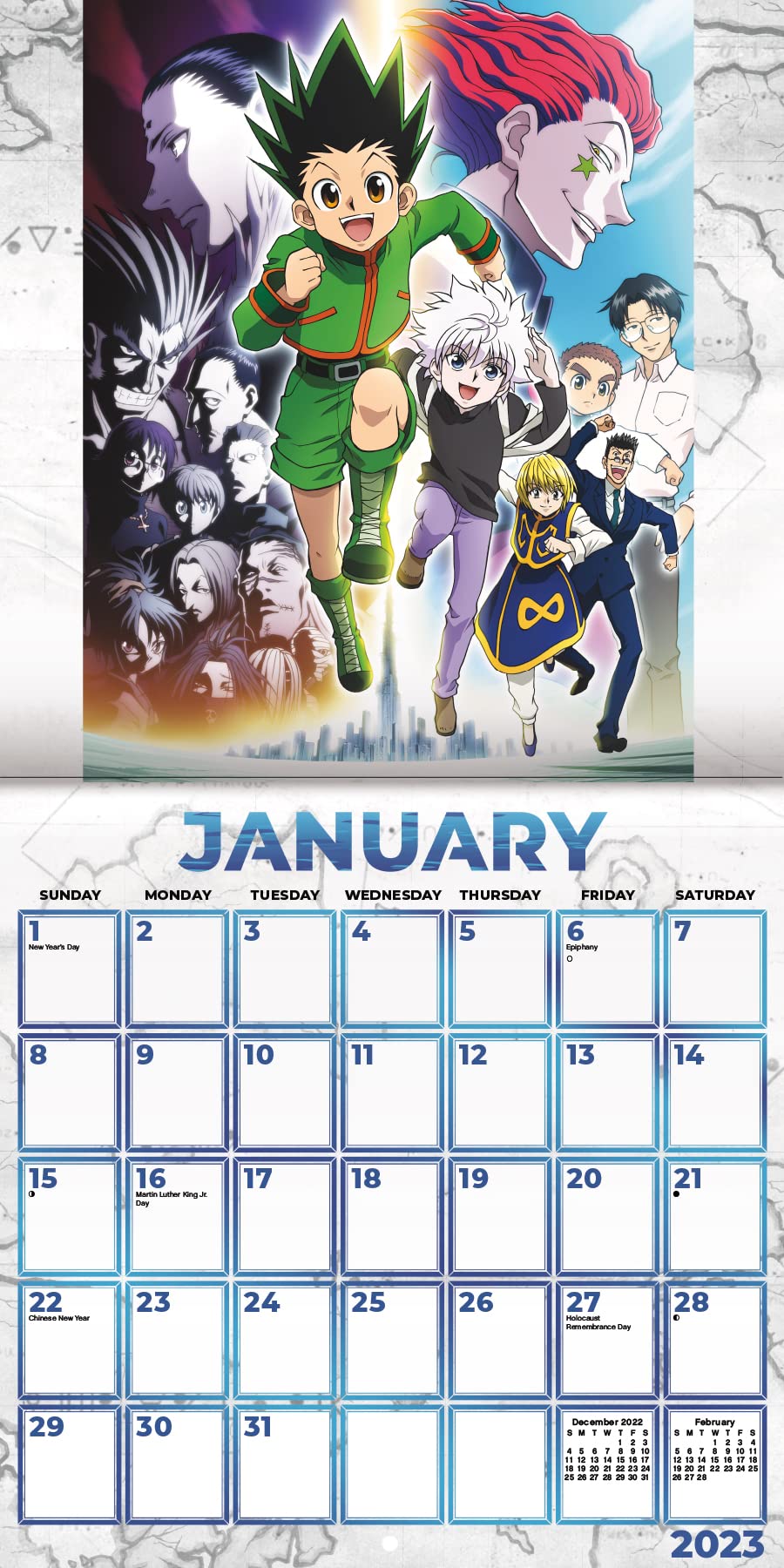 2023 Hunter x Hunter Wall Calendar