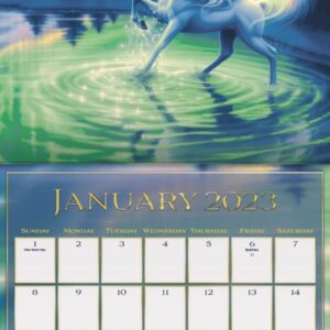 2023 Unicorns Wall Calendar