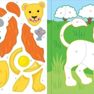 My First Color-by-Sticker Book - Wild Animals