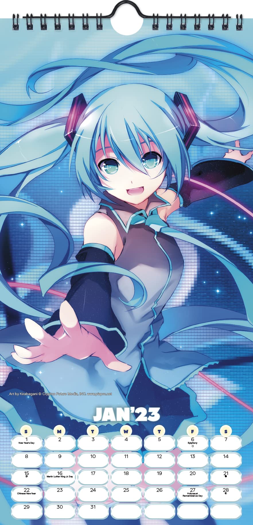 2023 Hatsune Miku Mini Poster Calendar