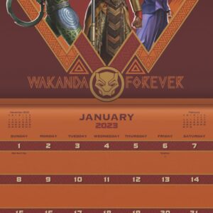 2023 Marvel Black Panther: Wakanda Forever Wall Calendar