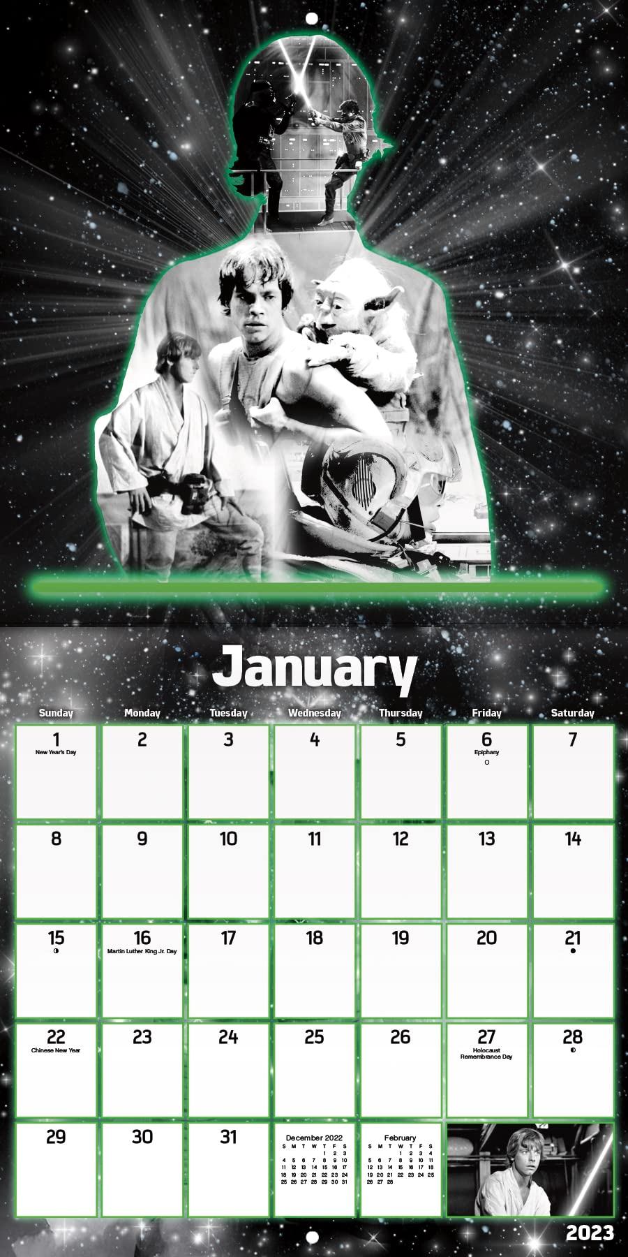 2023 Star Wars: Saga Wall Calendar