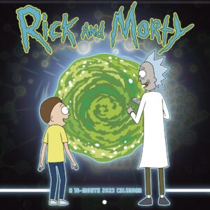 2023 cartoon network rick and morty wall calendar