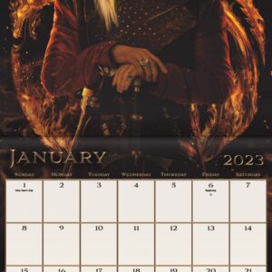 2023 Game of Thrones: House of the Dragon Wall Calendar