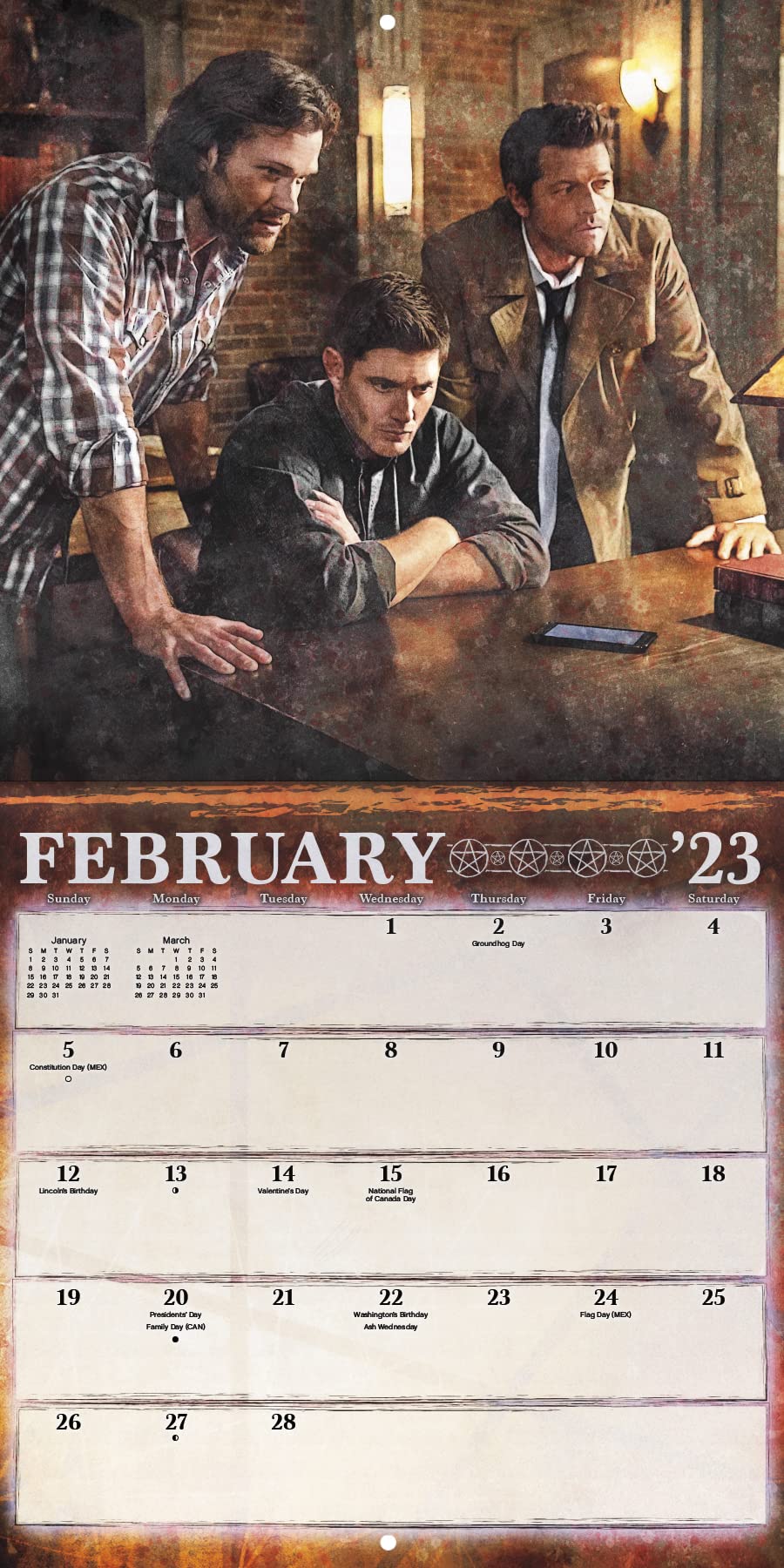 2023 Supernatural Wall Calendar