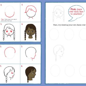 Learn to Draw... Faces (Easy Step-by-Step Drawing Guide) (Young Artist)