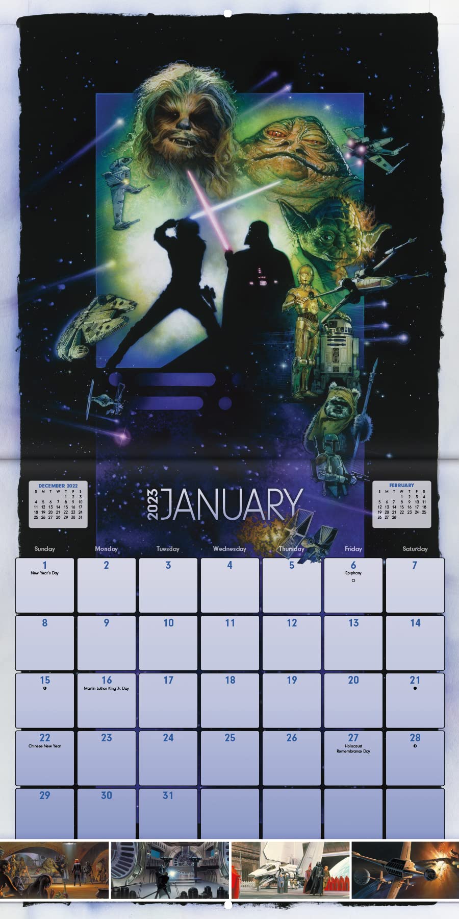 2023 Star Wars: Saga Collector's Edition Calendar