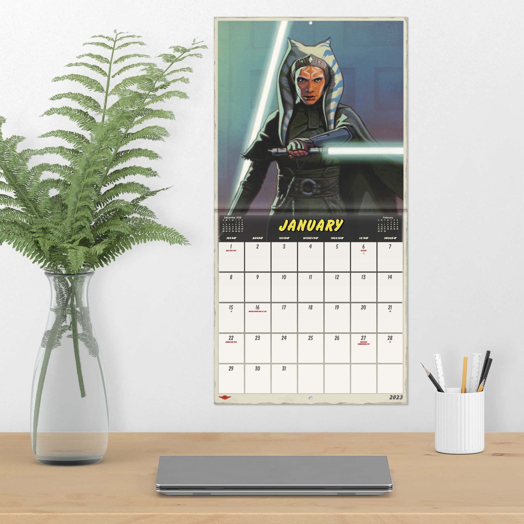 2023 Star Wars: The Mandalorian Wall Calendar