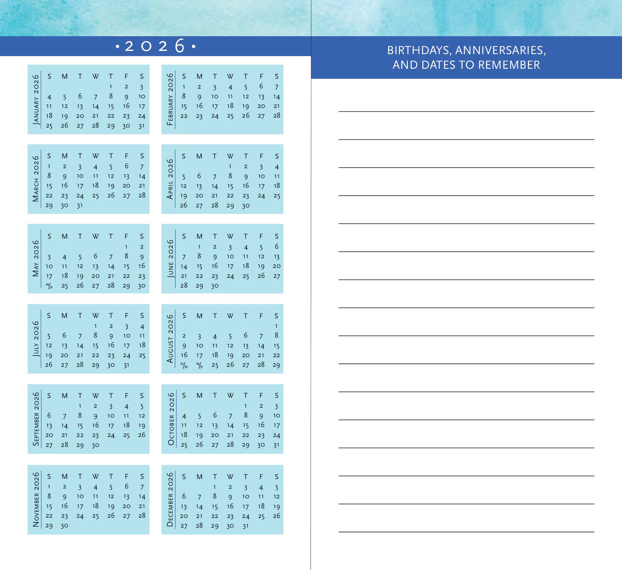 2024-25 Reflections 2-Year Pocket Planner (24-Month Calendar)