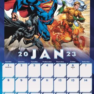 2023 DC Comics The Justice League (Classic) Wall Calendar