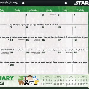 2023 Star Wars: Saga Desk Pad Calendar