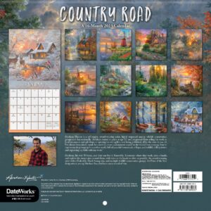 2023 Country Road by Abraham Hunter Wall Calendar