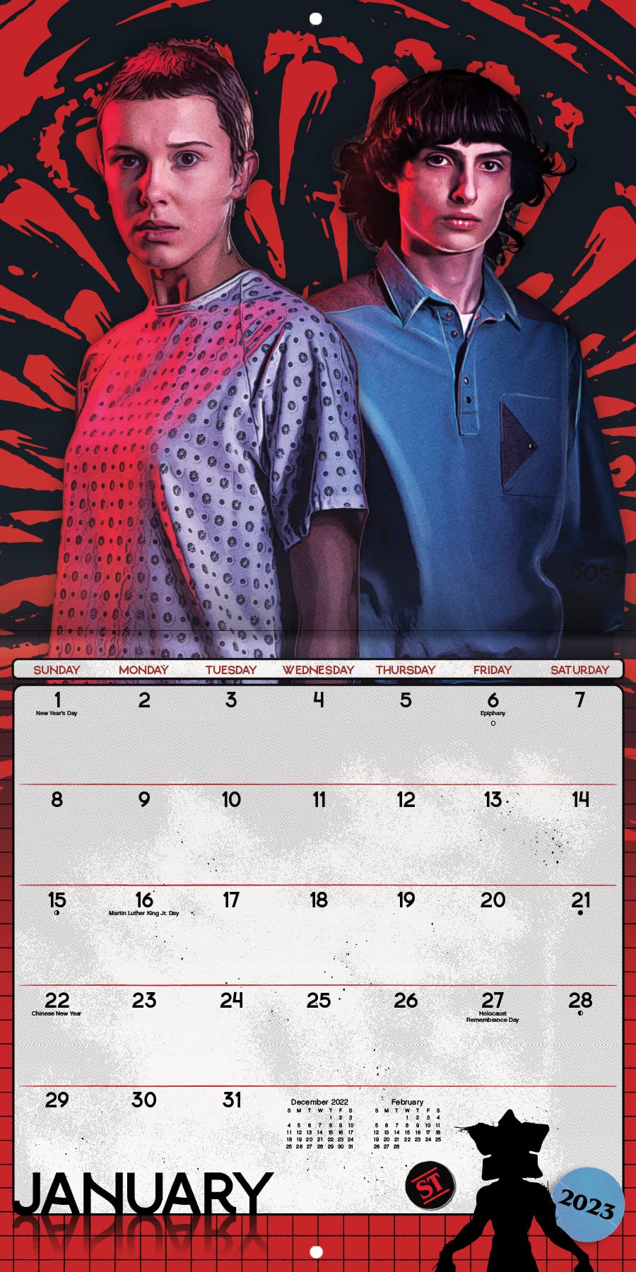 2023 Netflix Stranger Things: Season 4 Wall Calendar