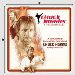 2023 Chuck Norris Wall Calendar