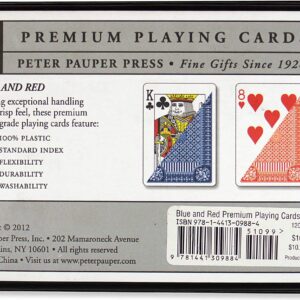 PETER PAUPER PRESS 100% Plastic Playing Cards Value Pack (4 Decks)