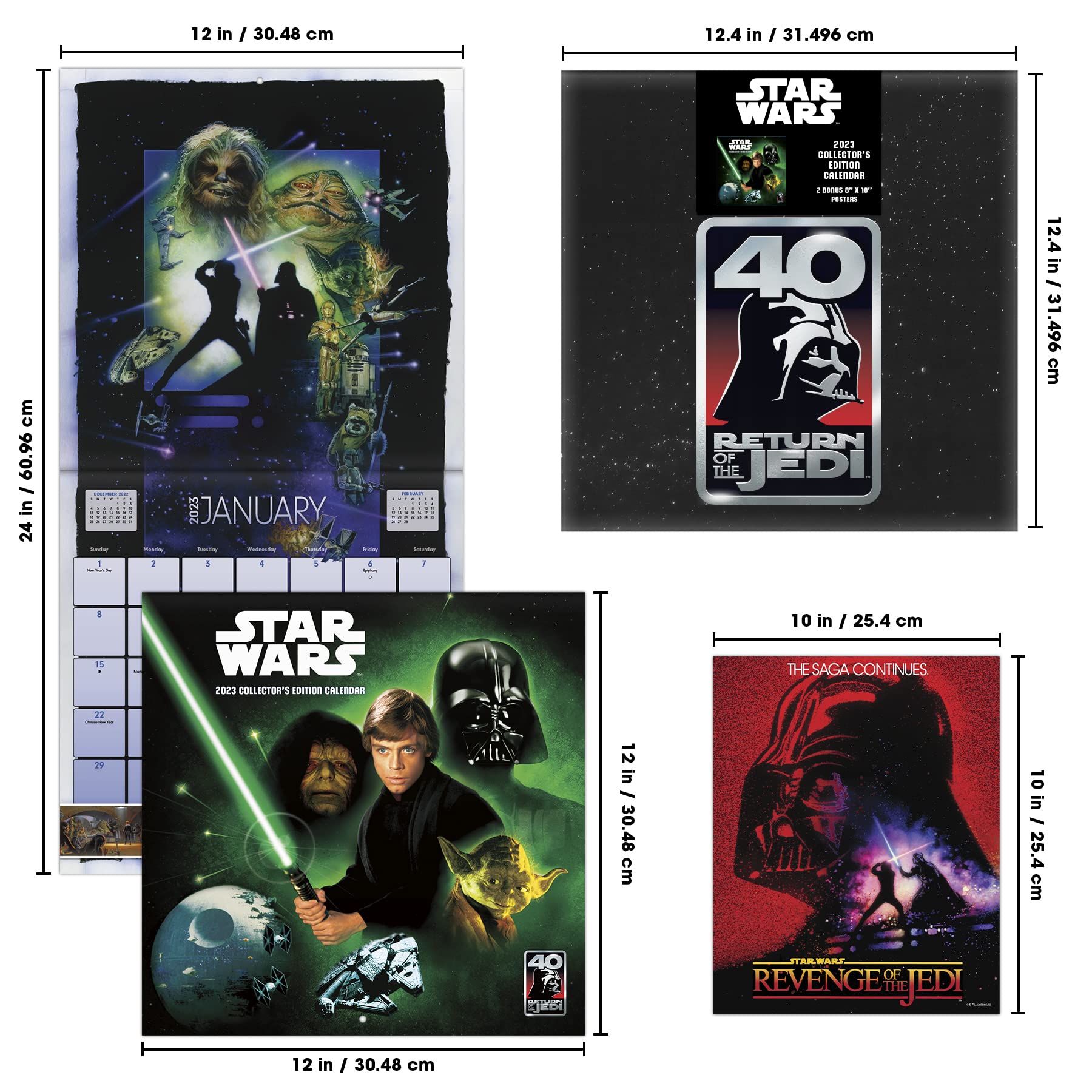 2023 Star Wars: Saga Collector's Edition Calendar