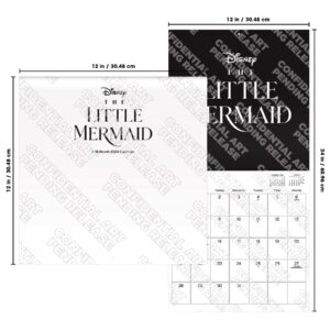 2024 Disney The Little Mermaid (Live Action) Wall Calendar