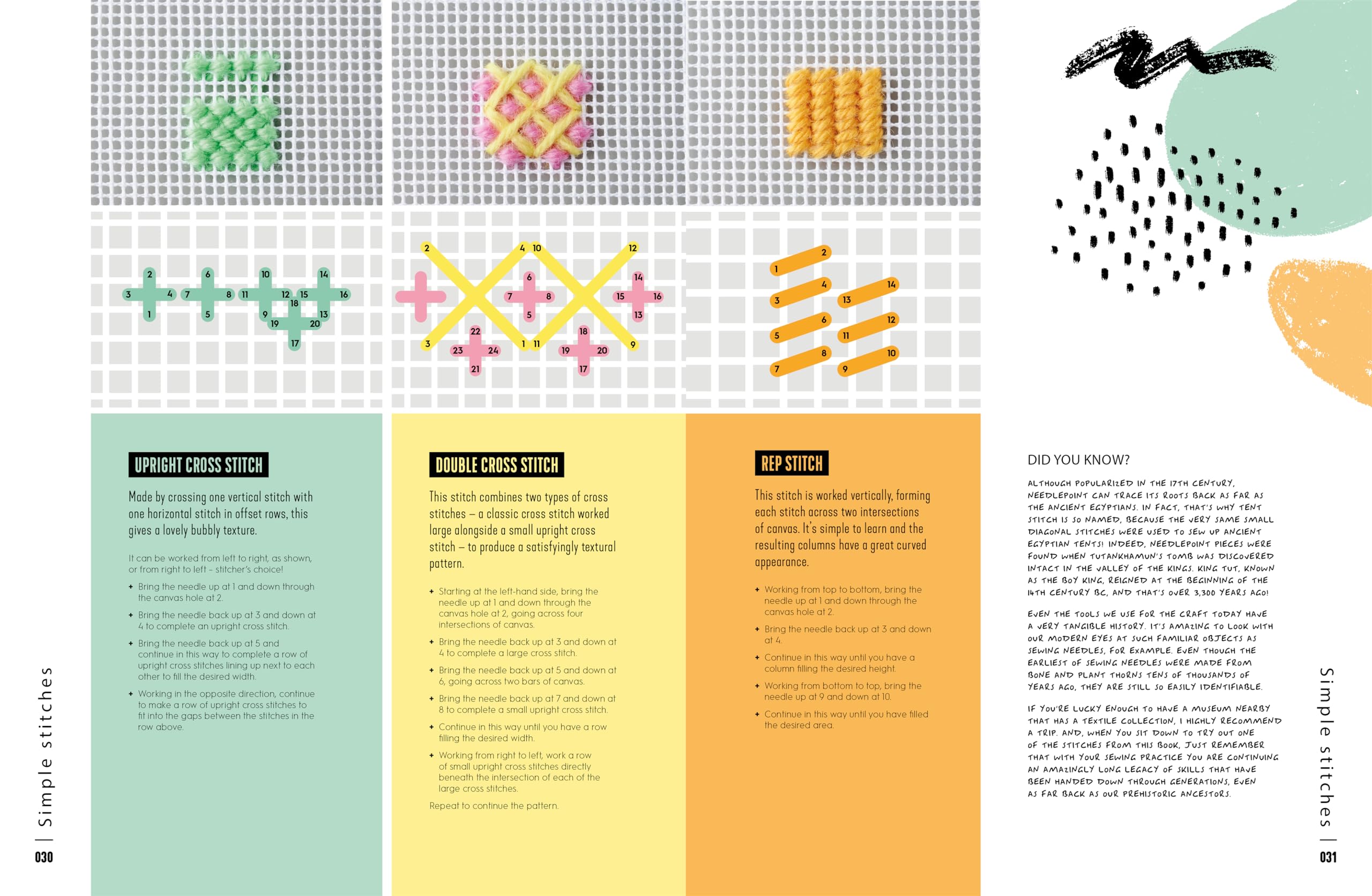 Needlepoint: A Modern Stitch Directory: Over 100 creative stitches and techniques for tapestry embroidery