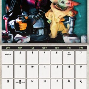 2023 Star Wars: The Mandalorian - The Child Wall Calendar