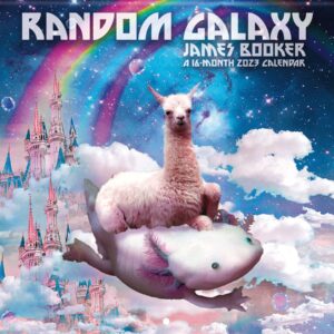 2023 random galaxy by james booker wall calendar