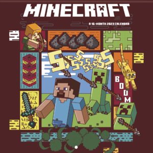 2023 minecraft wall calendar