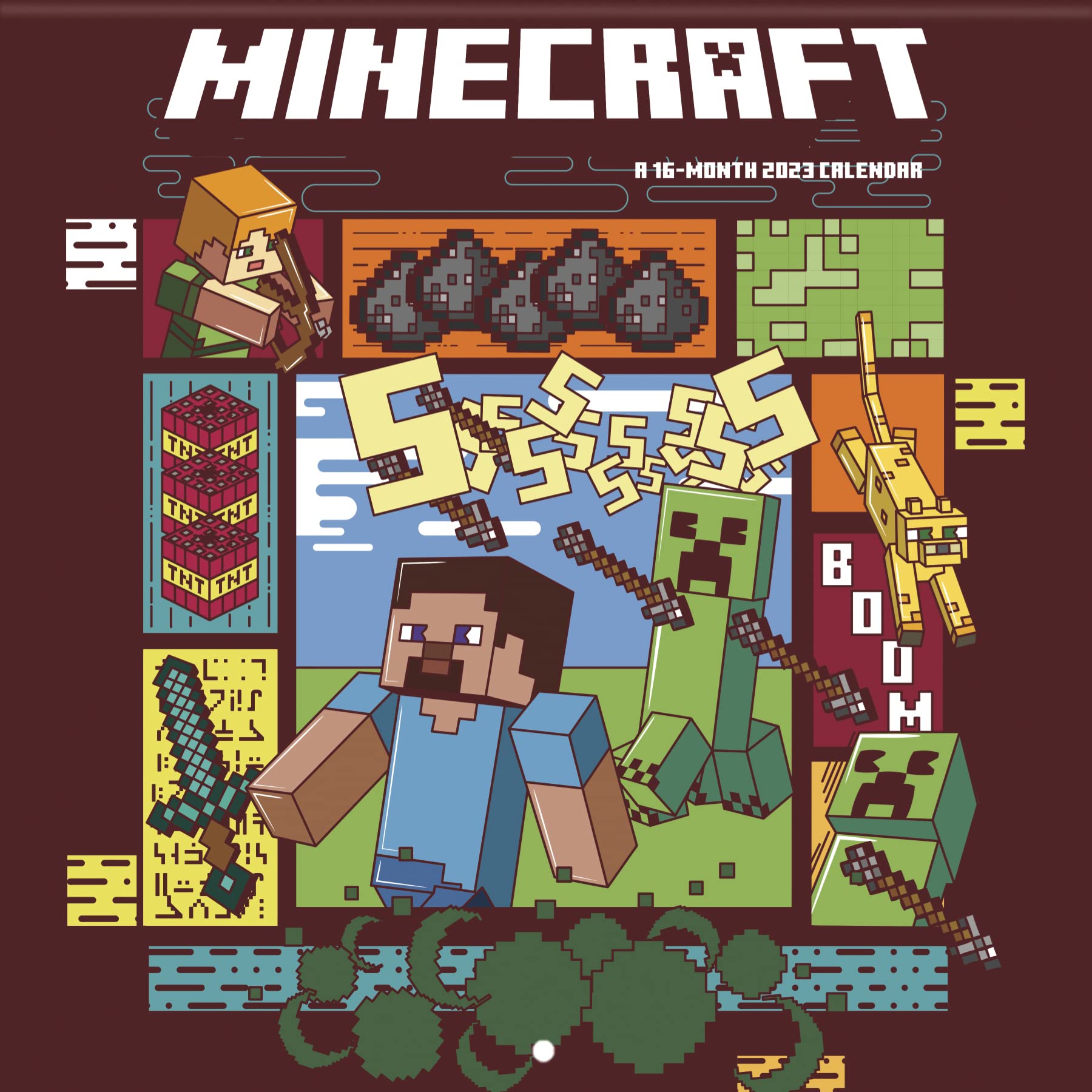 2023 Minecraft Wall Calendar