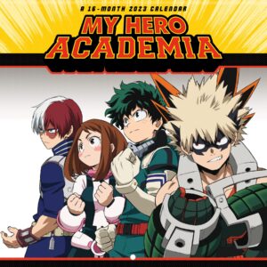 2023 my hero academia mini wall calendar